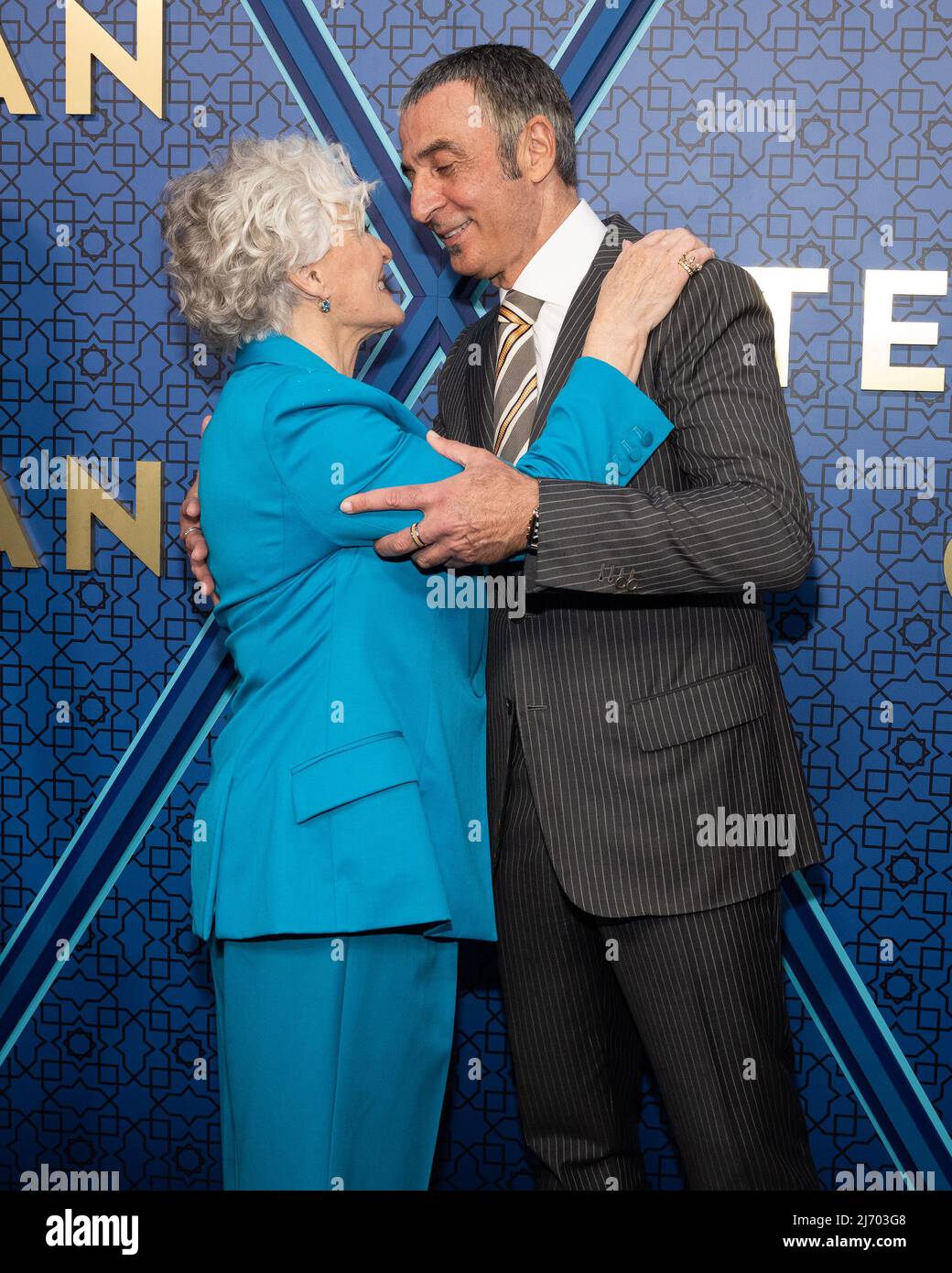 Shaun Toub and Glenn Close attend the red carpet event for the season ...