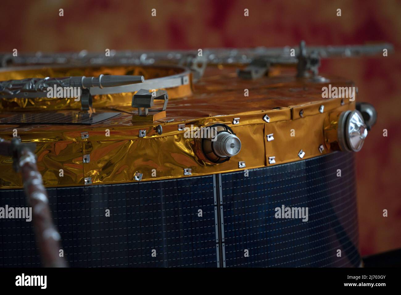 satellite solar panel detail close up Stock Photo - Alamy