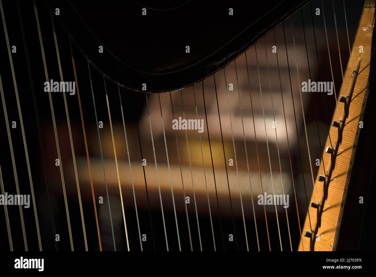 Celtic harp isolated hi-res stock photography and images - Alamy