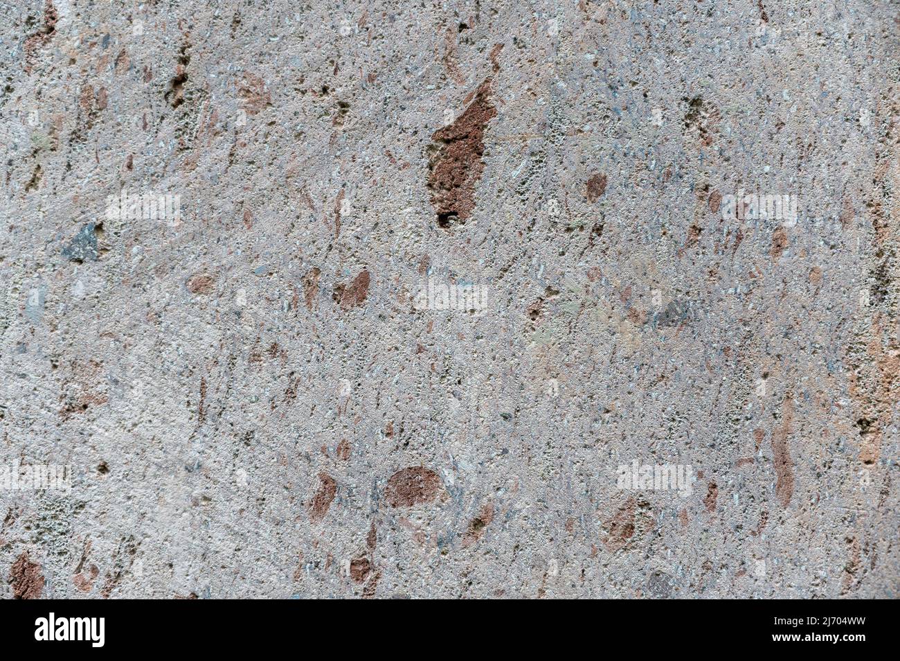 Stone texture. Detailed shot of sawn stone. Circular saw marks on the ...