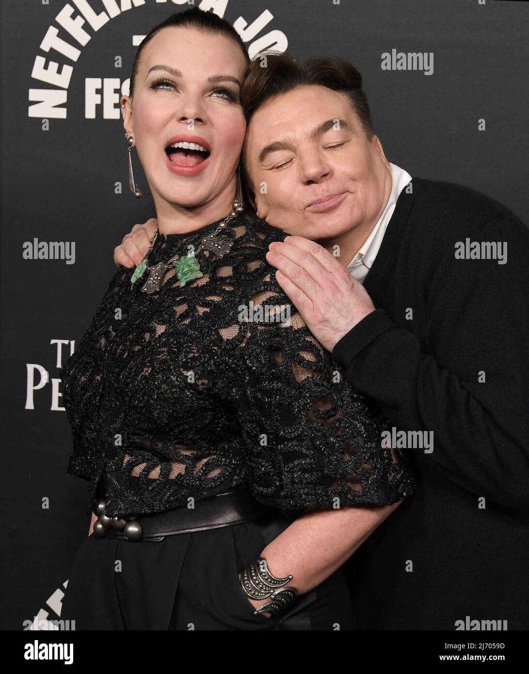 (L-R) Debi Mazar and Mike Myers at the Netflix’s THE PENTAVERATE ...