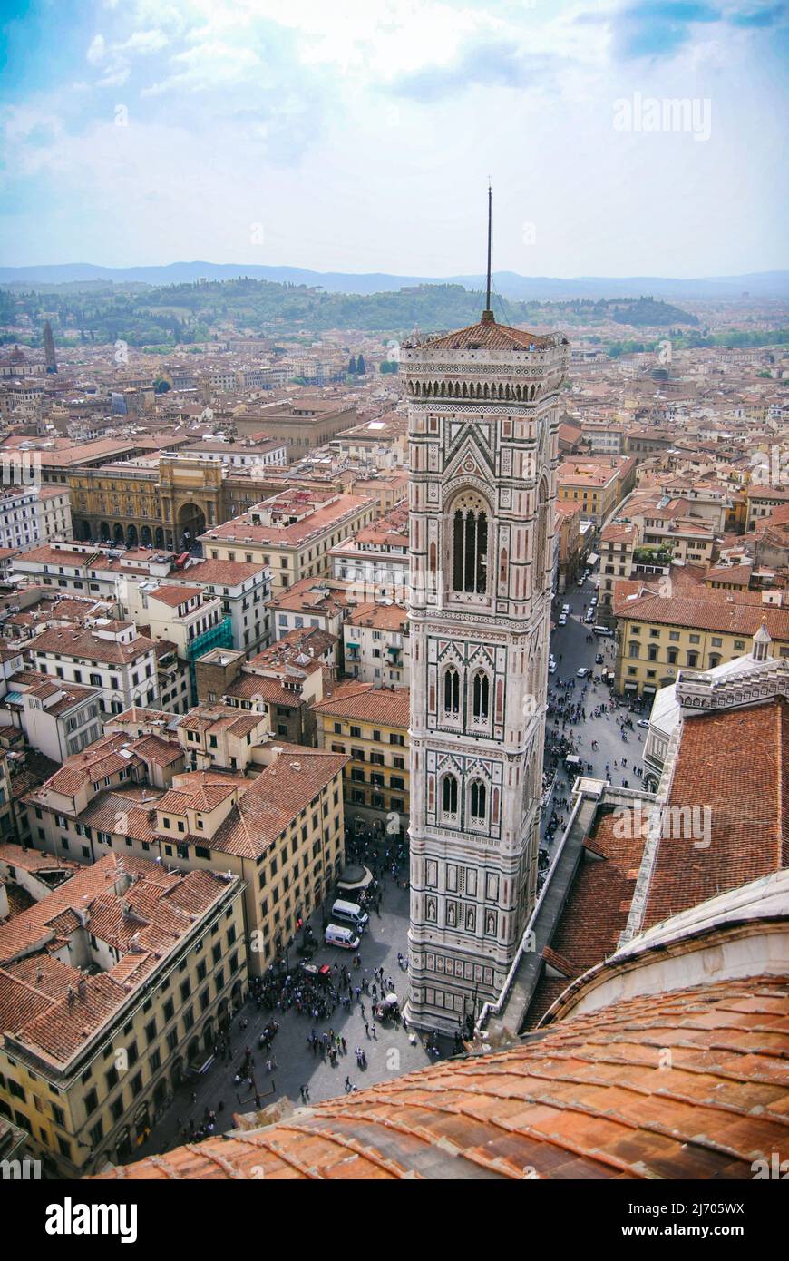 Aerial view of florence hi-res stock photography and images - Alamy