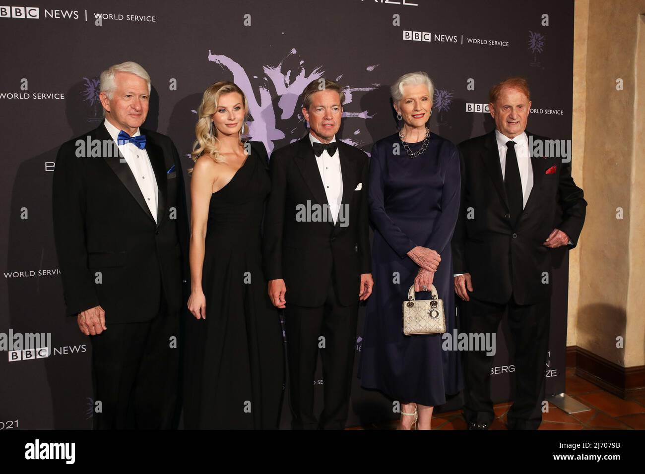 Gene Block, Guest, Nicolas Berggruen, Maye Musk, and Mike Medavoy ...