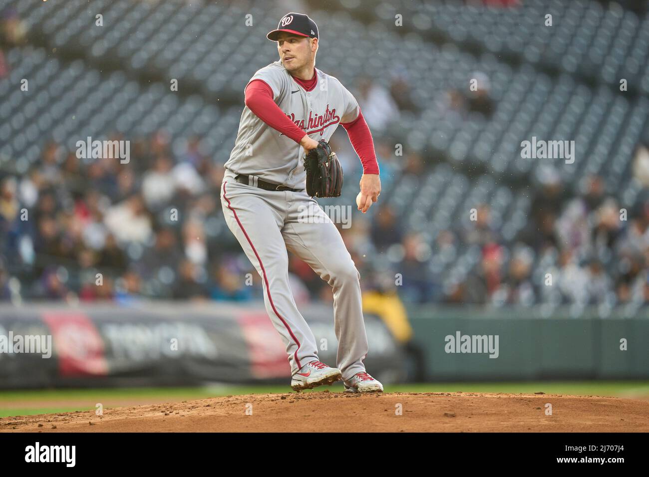 May 4 2022: Washington pitcher Patrick Corbin (46) makes a pitch during ...