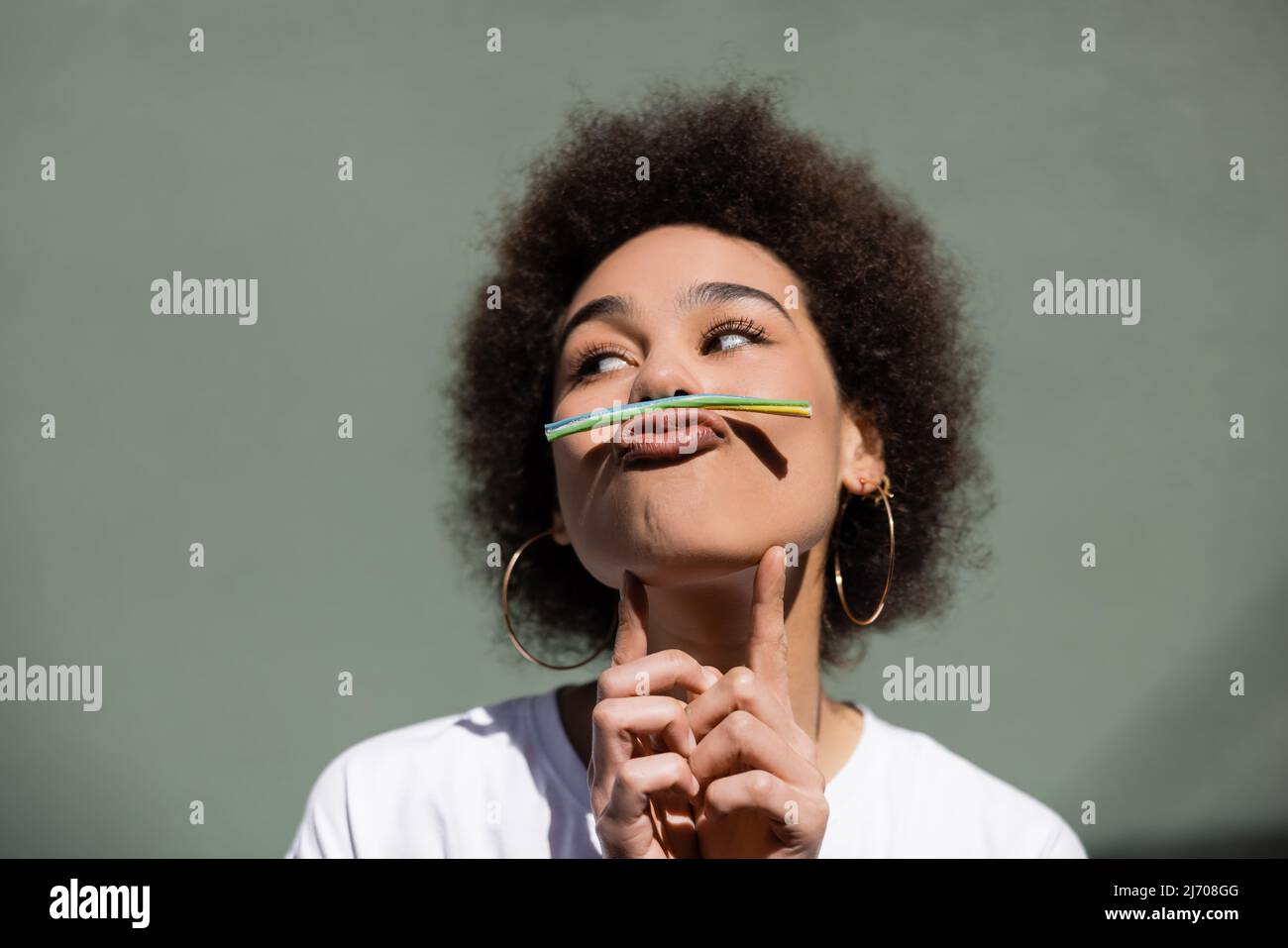 Straw to mouth hi-res stock photography and images - Alamy