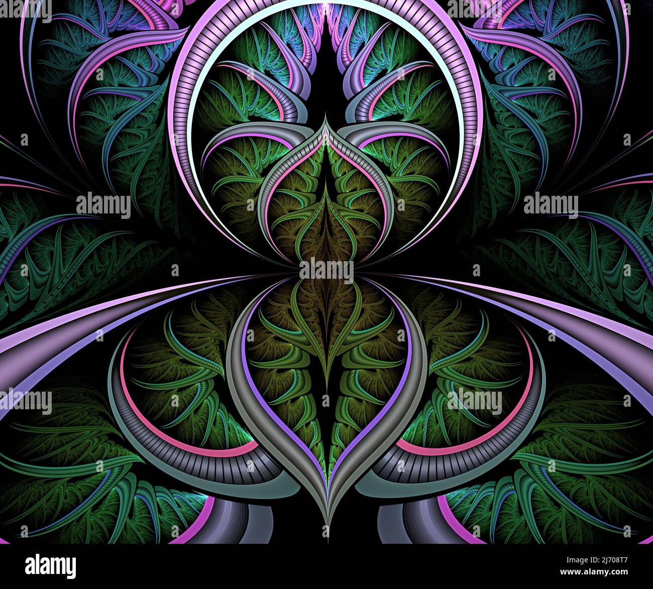 Computer generated fractal artwork for creative art,design and ...