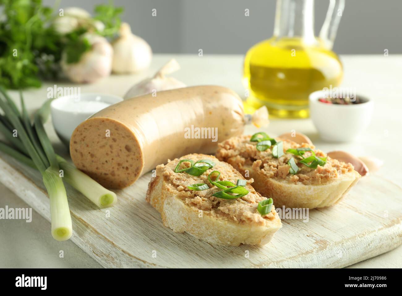 Liverwurst glass hi-res stock photography and images - Alamy