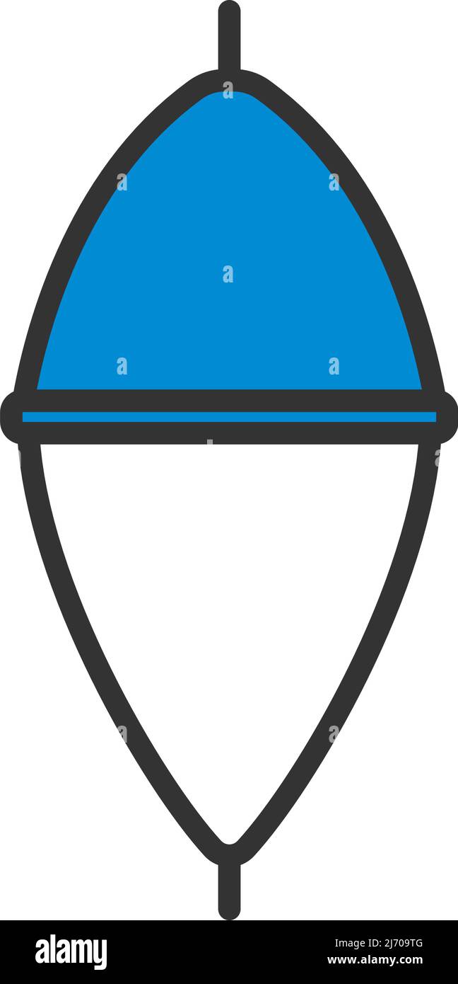 Icon Of Float. Editable Bold Outline With Color Fill Design. Vector ...