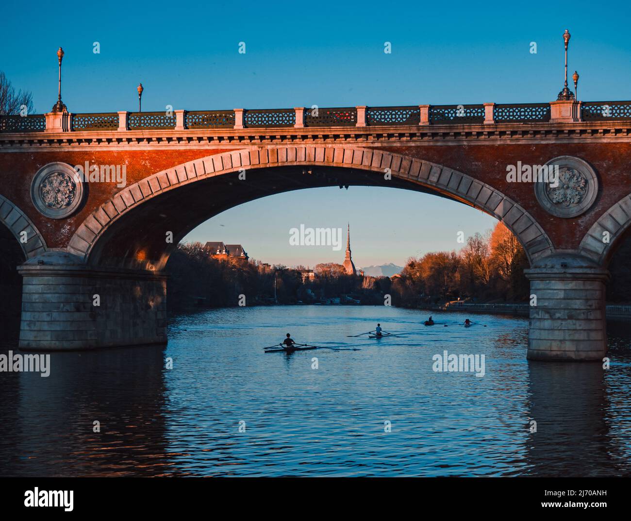 Po river isabella bridge turin hi-res stock photography and images - Alamy