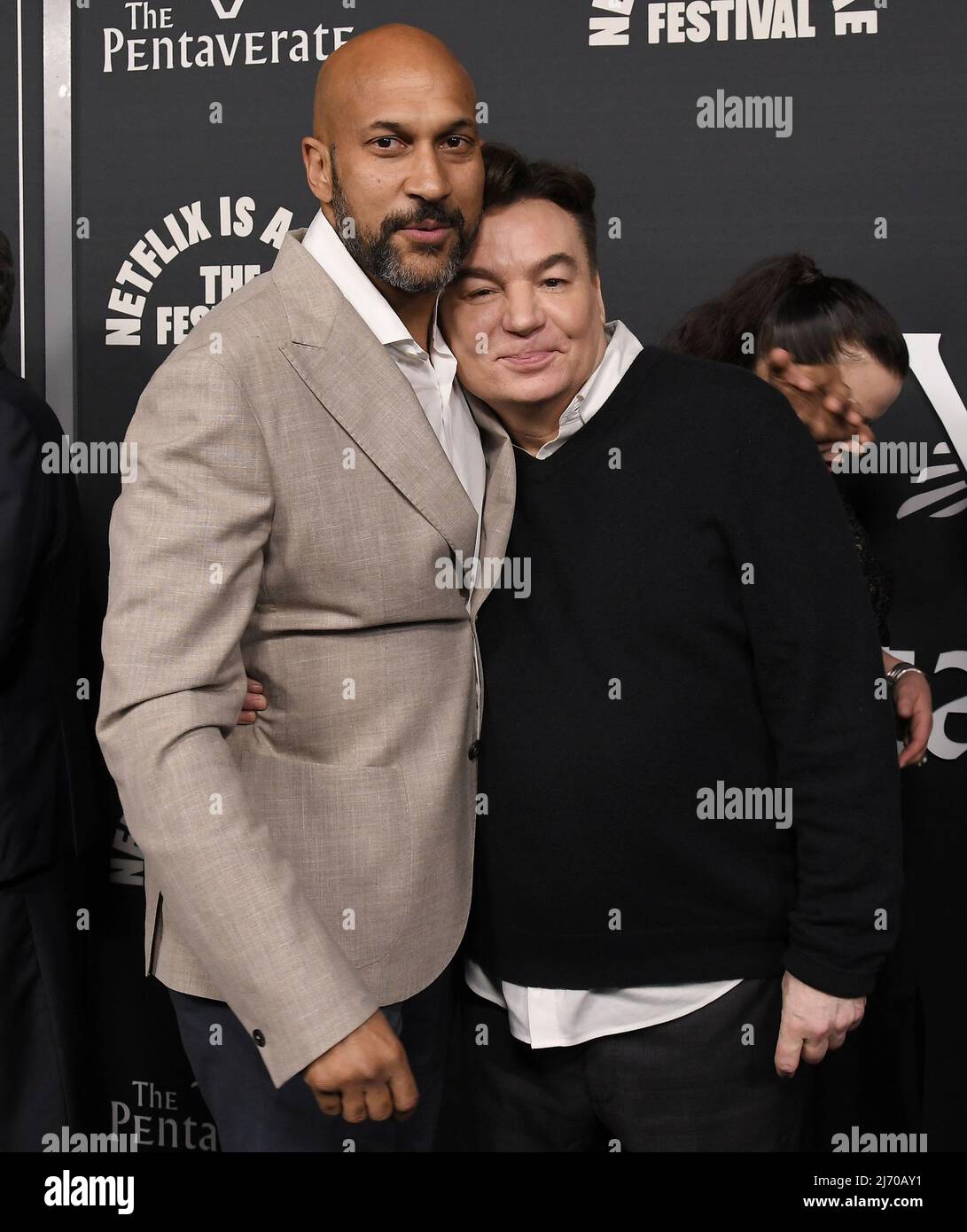 (L-R) Keegan-Michael Key & Mike Myers at the Netflix’s THE PENTAVERATE ...