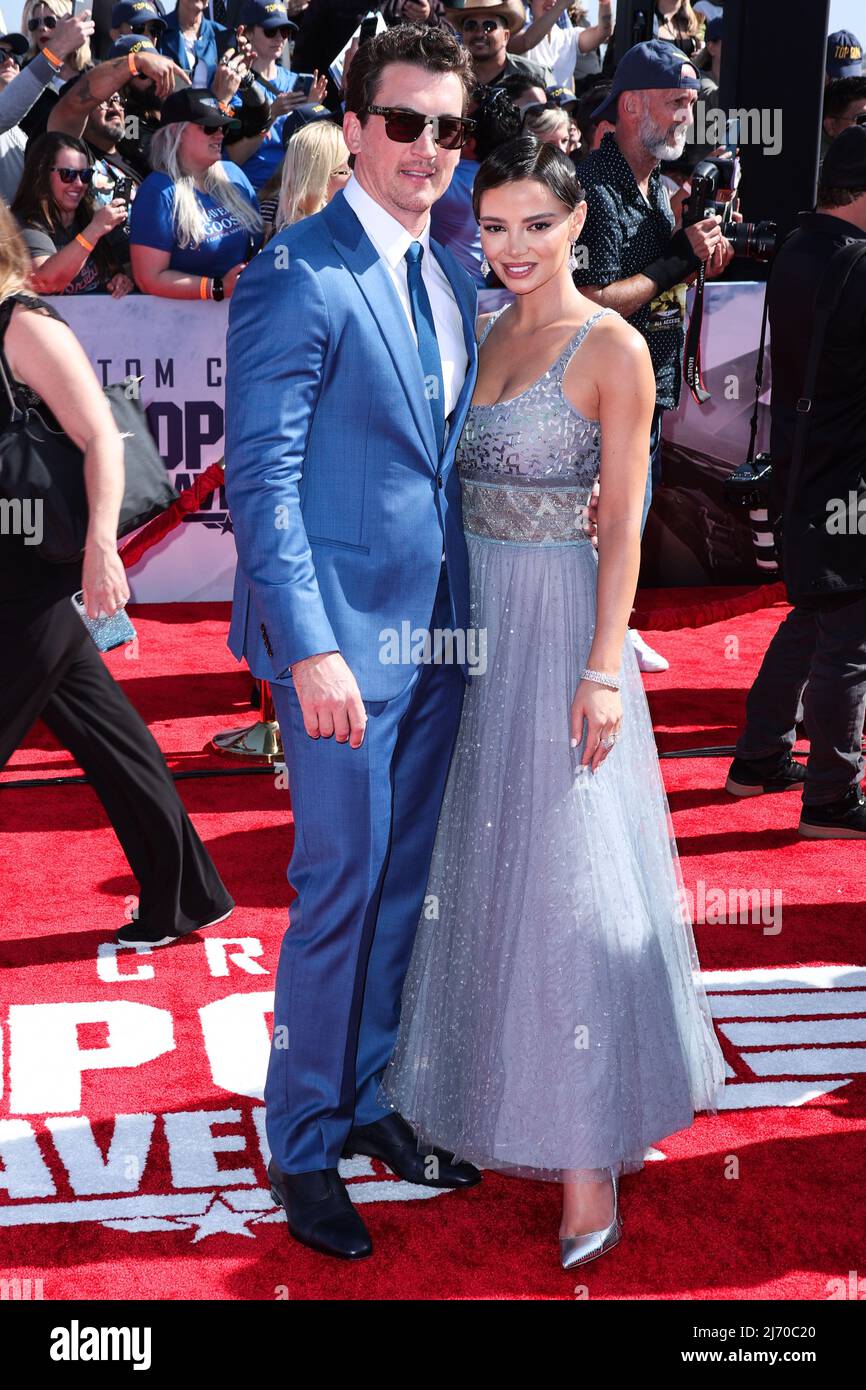 SAN DIEGO, CALIFORNIA, USA - MAY 04: American actor Miles Teller and ...