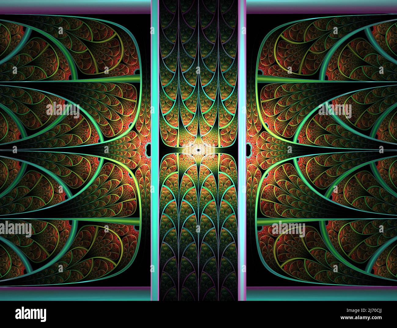 Computer generated fractal artwork for creative art,design and ...