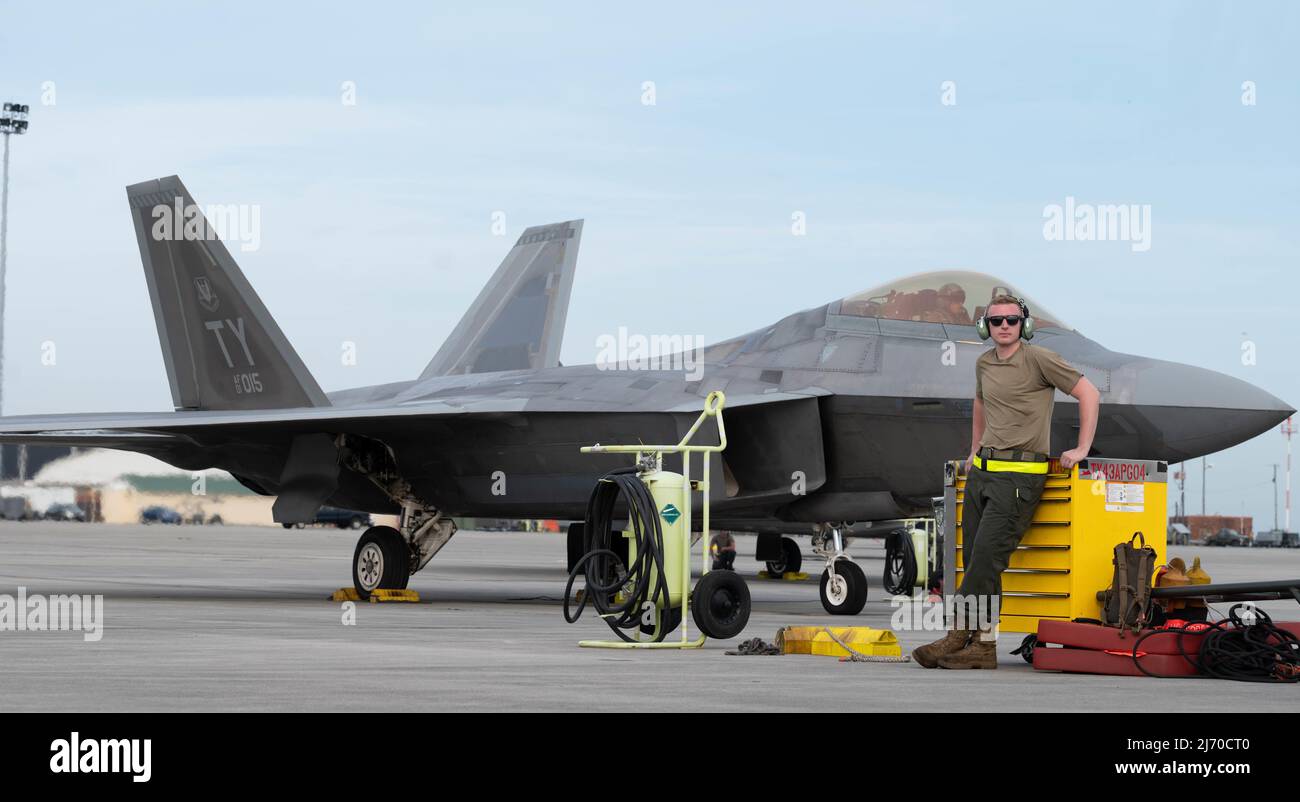 U.S. Air Force Senior Airman Grayson Holliday, 43d Fighter Generation ...