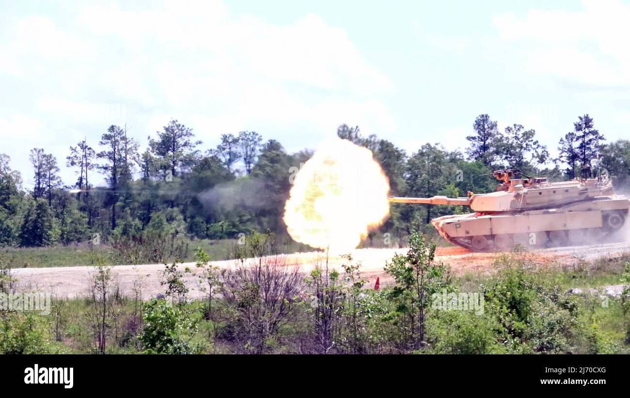 An M1A2 SEPv2 Abrams tank crew, assigned to the "Panther Battalion ...