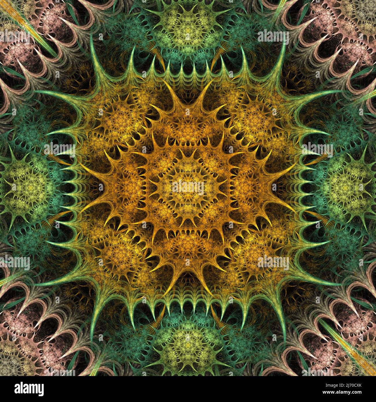 Computer generated fractal artwork for creative art,design and ...