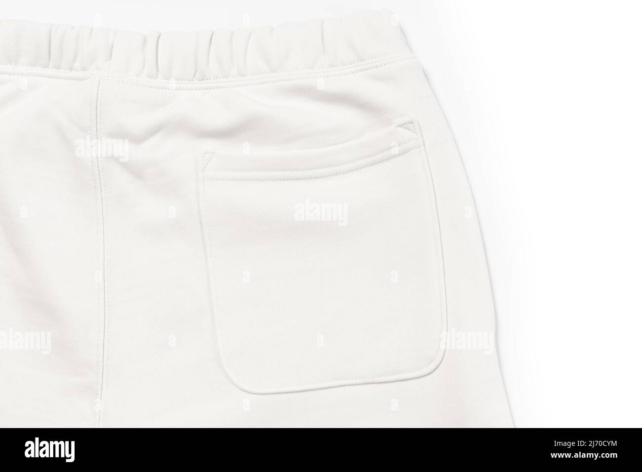 Cotton fabric texture of a white sweatpants Stock Photo - Alamy