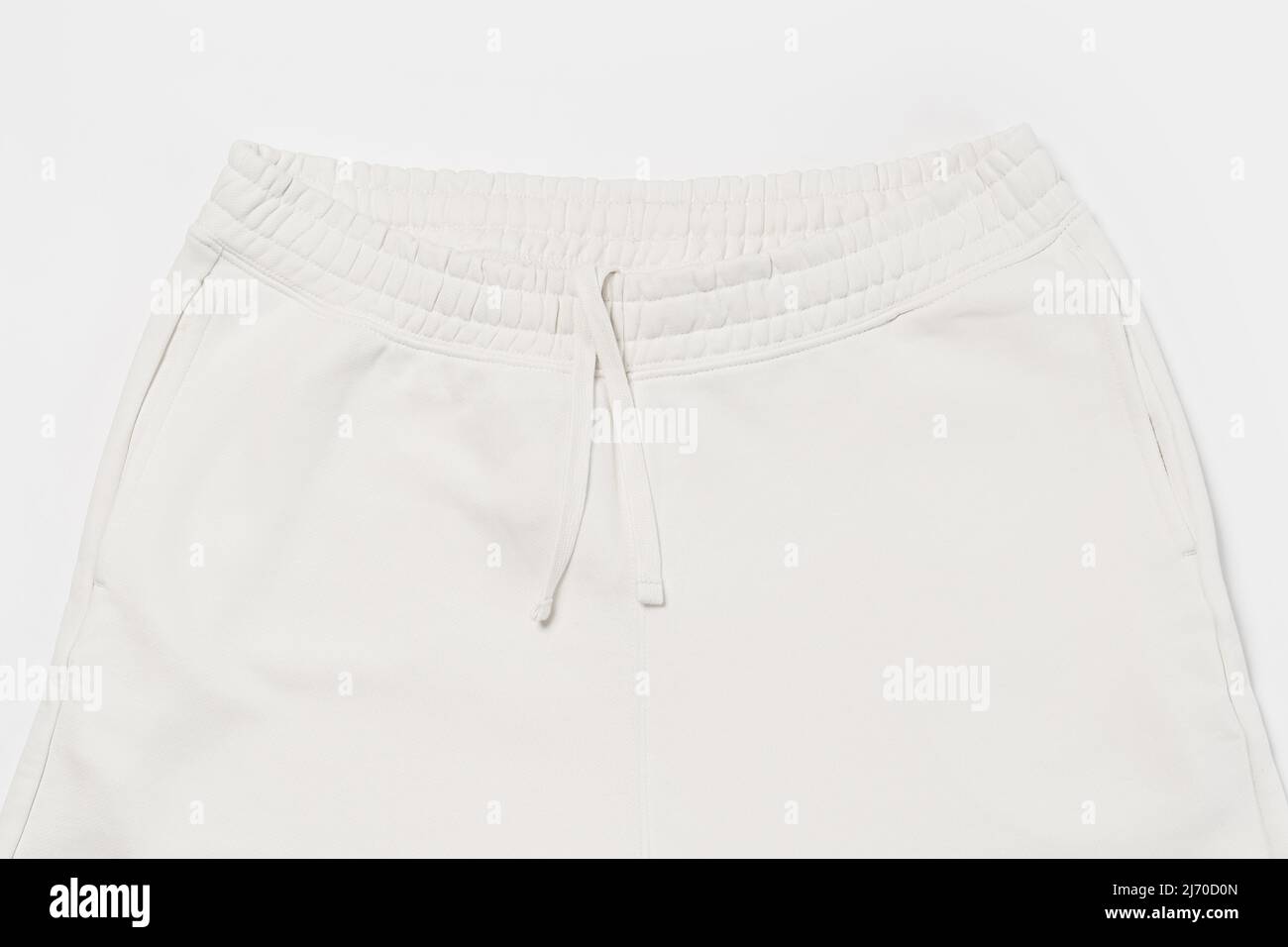 Cotton fabric texture of a white sweatpants Stock Photo - Alamy