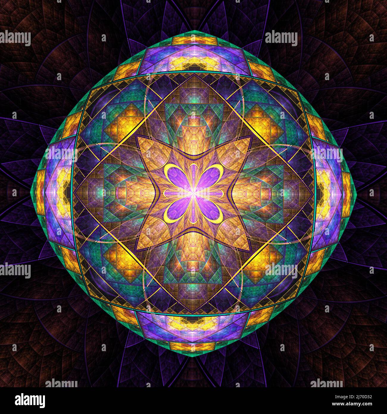 Computer generated fractal artwork for creative art,design and ...