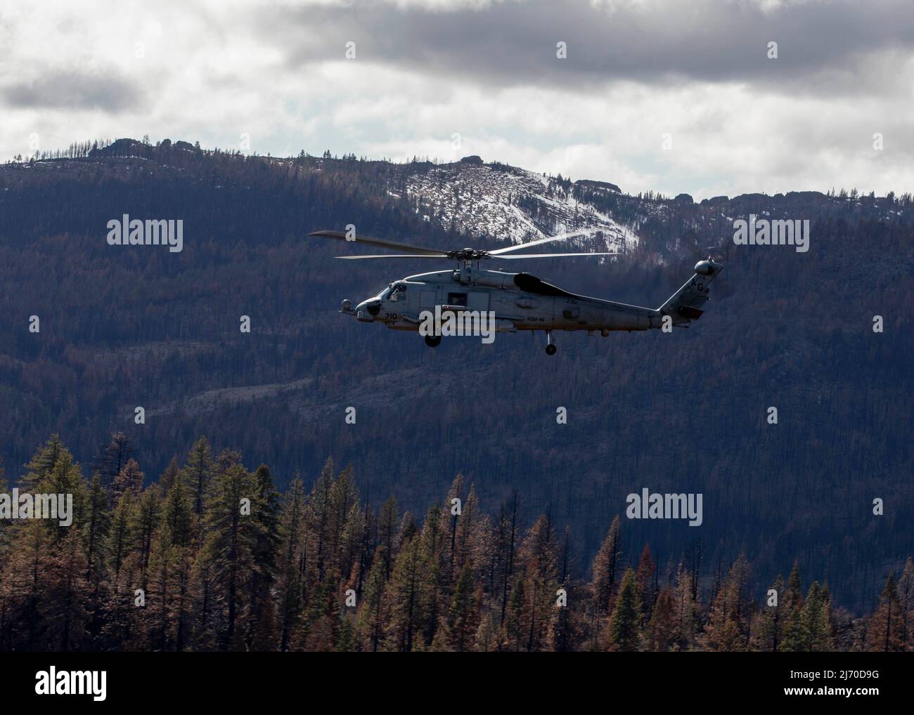 An Mh-60R Seahawk attached to Helicopter Maritime Strike Squadron (HSM ...