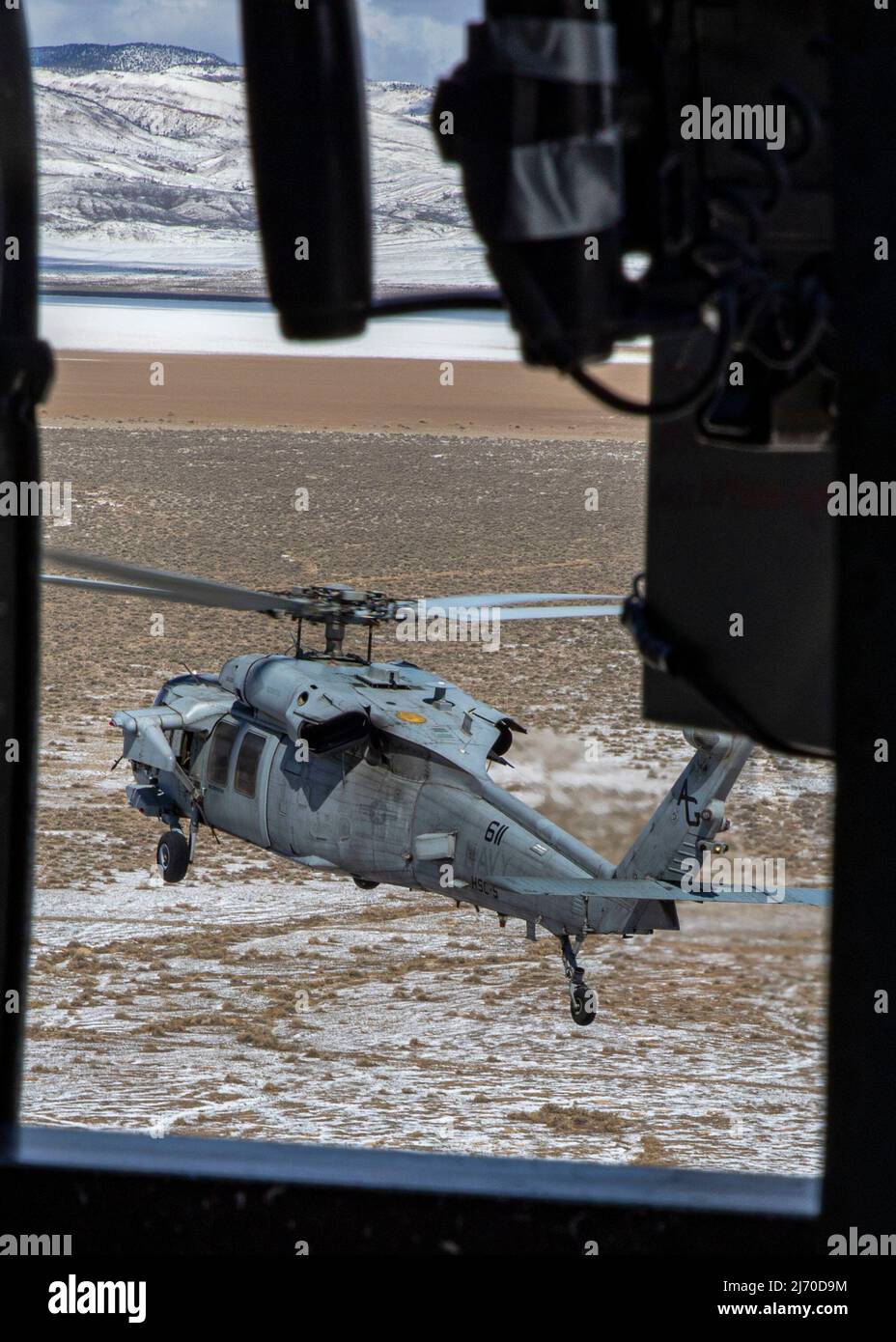 An MH-60S Knighthawk helicopter assigned to Helicopter Sea Combat ...