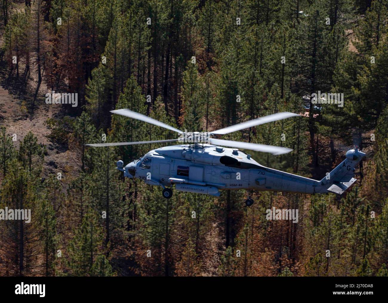 An Mh-60R Seahawk attached to Helicopter Maritime Strike Squadron (HSM ...