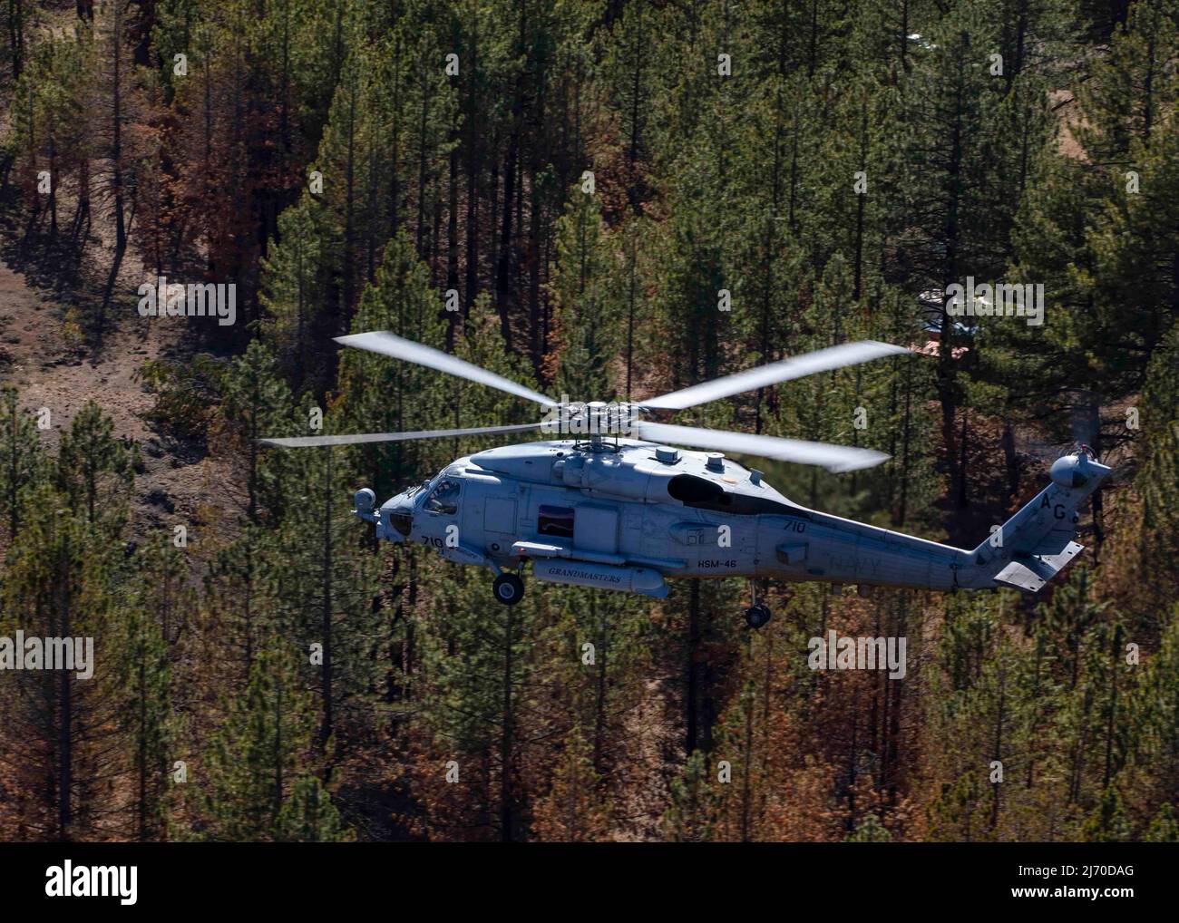 An Mh-60R Seahawk attached to Helicopter Maritime Strike Squadron (HSM ...