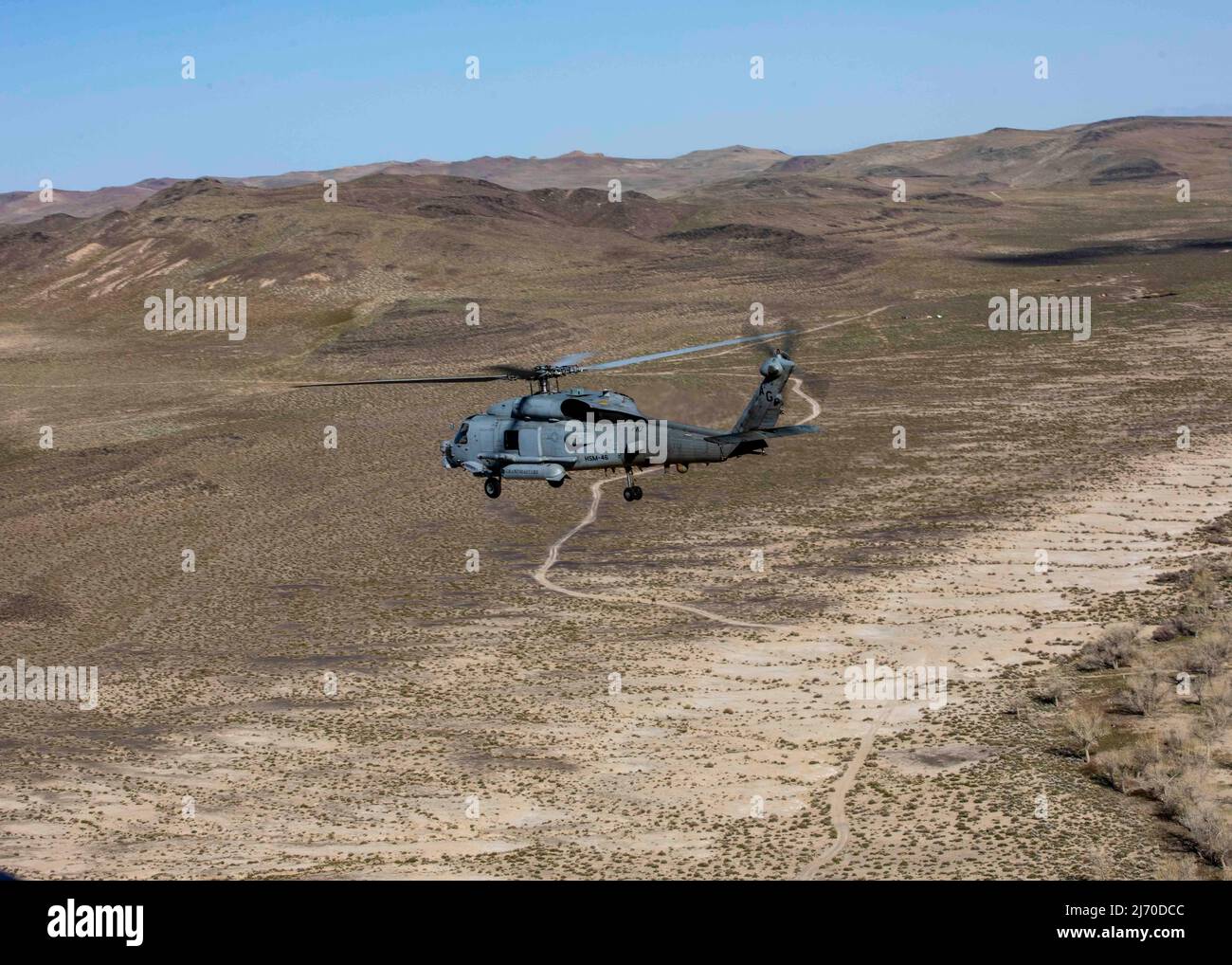 An Mh-60R Seahawk attached to Helicopter Maritime Strike Squadron (HSM ...