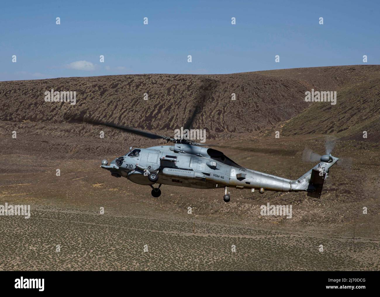 An Mh-60R Seahawk attached to Helicopter Maritime Strike Squadron (HSM ...