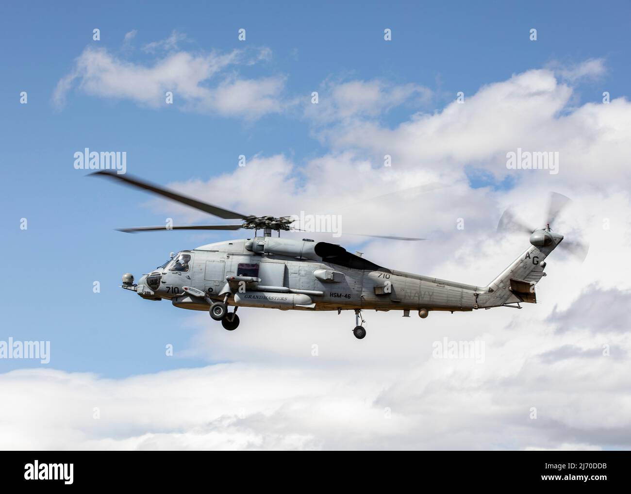 An Mh-60R Seahawk attached to Helicopter Maritime Strike Squadron (HSM ...