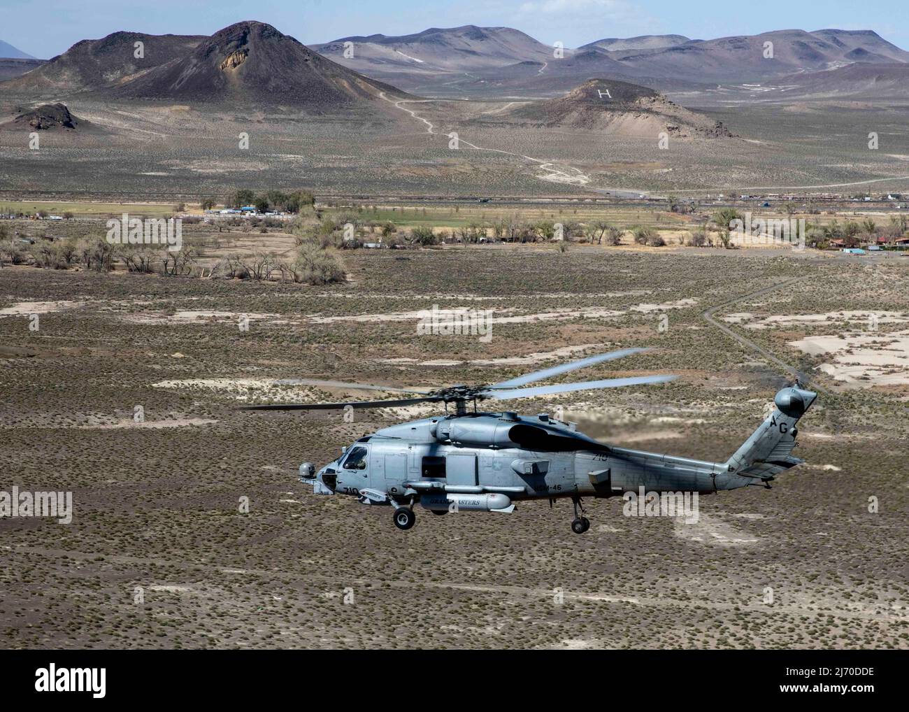 An Mh-60R Seahawk attached to Helicopter Maritime Strike Squadron (HSM ...