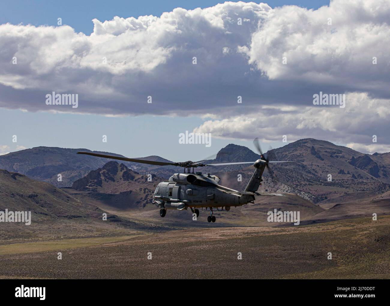 An Mh-60R Seahawk attached to Helicopter Maritime Strike Squadron (HSM ...
