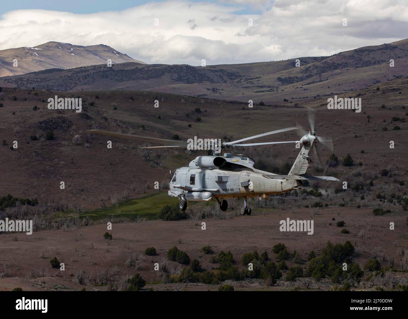 An Mh-60R Seahawk attached to Helicopter Maritime Strike Squadron (HSM ...
