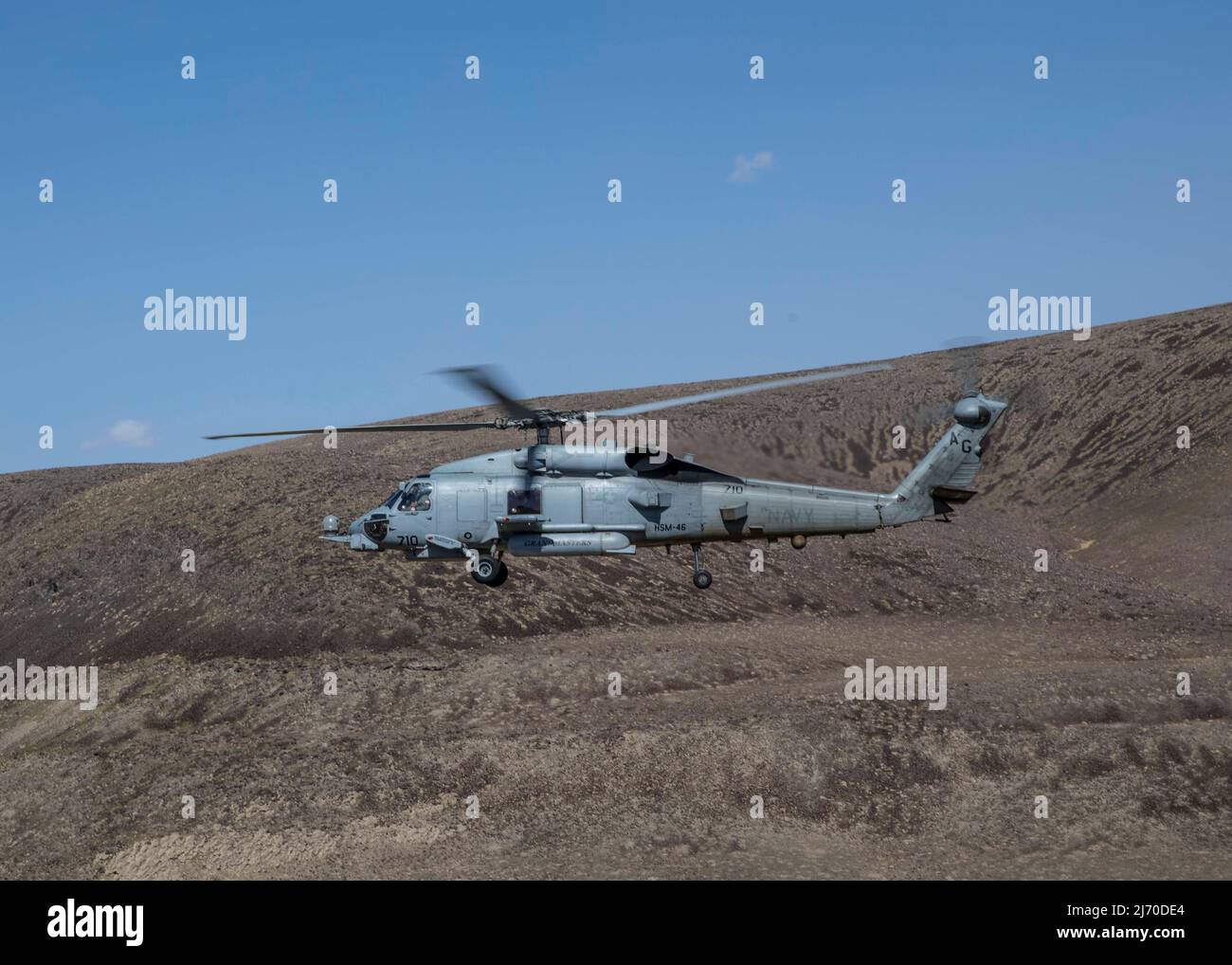 An Mh-60R Seahawk attached to Helicopter Maritime Strike Squadron (HSM ...