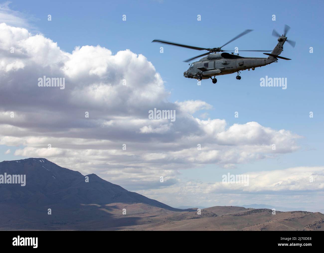 An Mh-60R Seahawk attached to Helicopter Maritime Strike Squadron (HSM ...