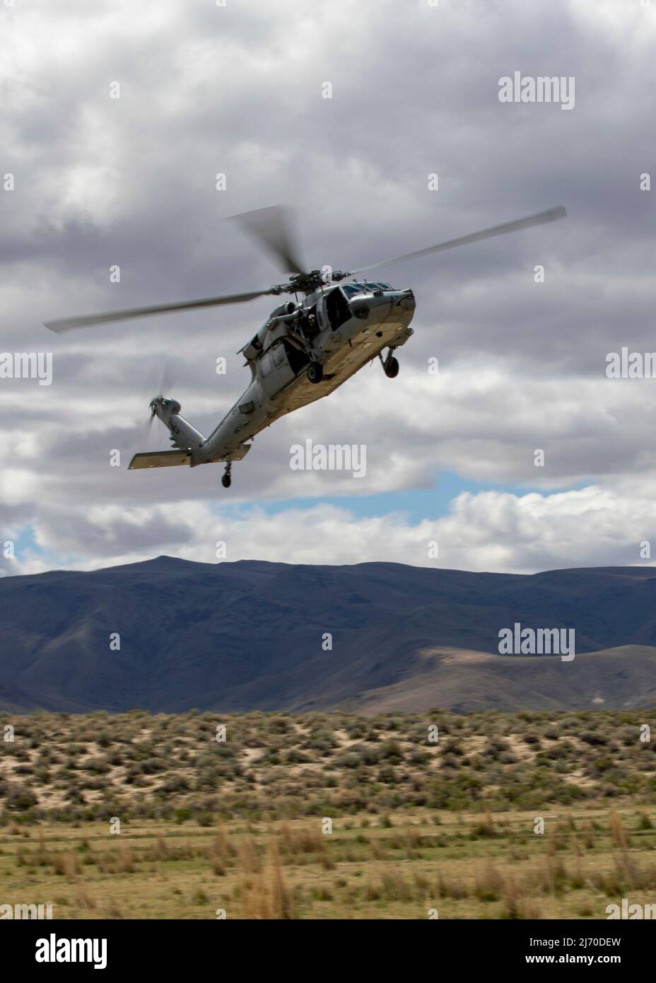An MH-60S Nighthawk helicopter attached to Helicopter Sea Combat ...