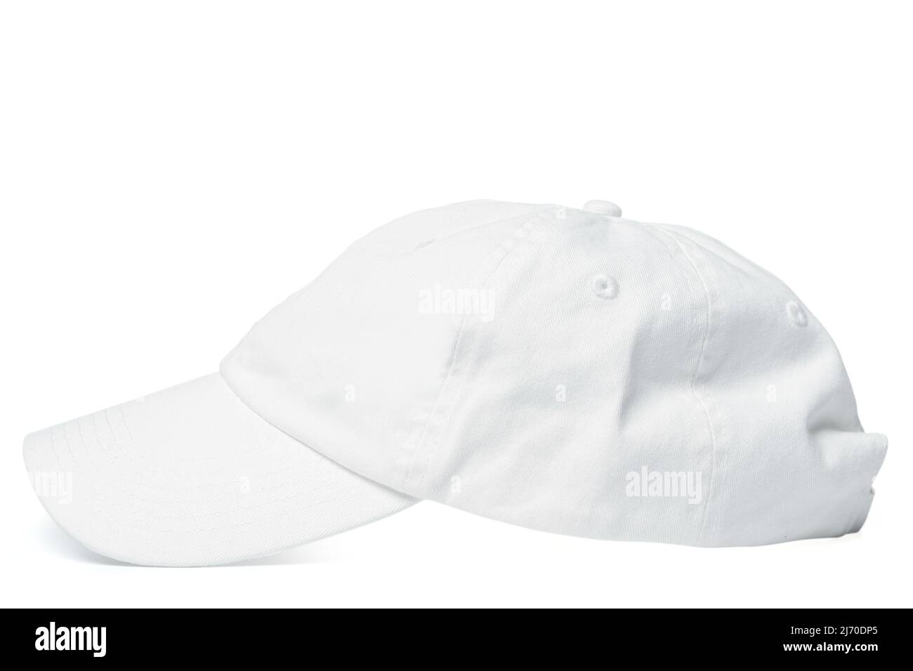 White baseball cap isolated on white background for design Stock Photo ...