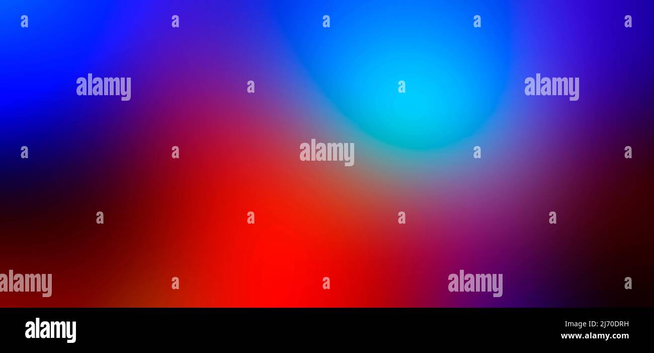 Abstract blue and red background. Gradient, smooth gradation bright ...