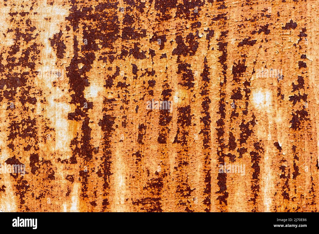 Rusty metal surface. Peeled paint texture. Rust on metal doors Stock ...