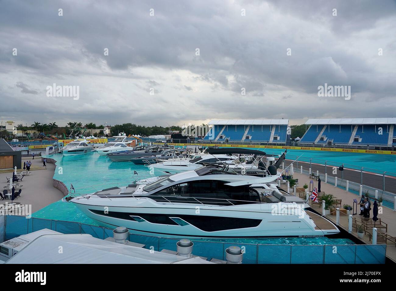 Miami grand prix marina hi-res stock photography and images - Alamy