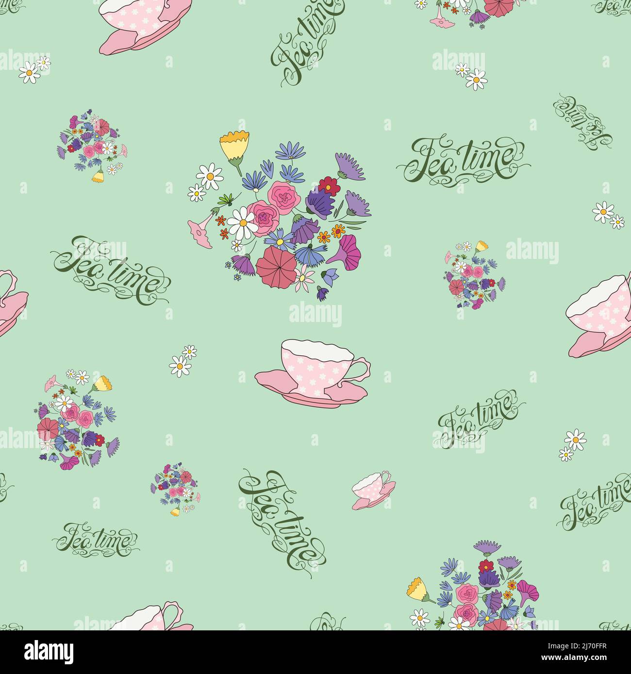 Simple pattern of tea hi-res stock photography and images - Alamy