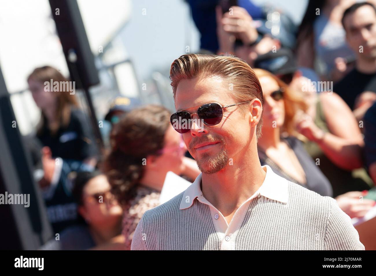 San Diego, CA. 4th May, 2022. Derek Hough attends the Top Gun: Maverick ...