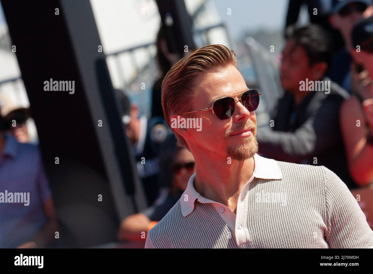 San Diego, CA. 4th May, 2022. Derek Hough attends the Top Gun: Maverick ...