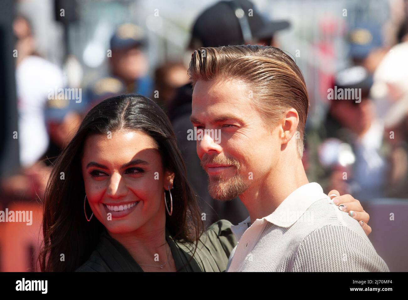 San Diego, CA - May 4: Hayley Erbert, Derek Hough attends the Top Gun ...
