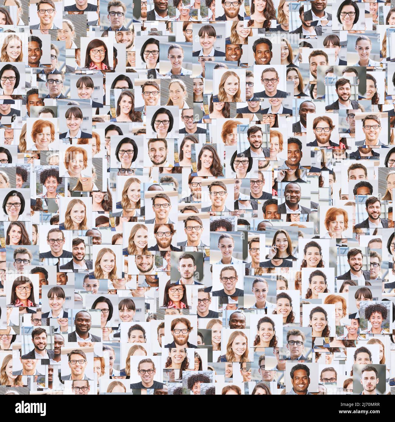 Seamless tileable business team collage as background texture Stock ...