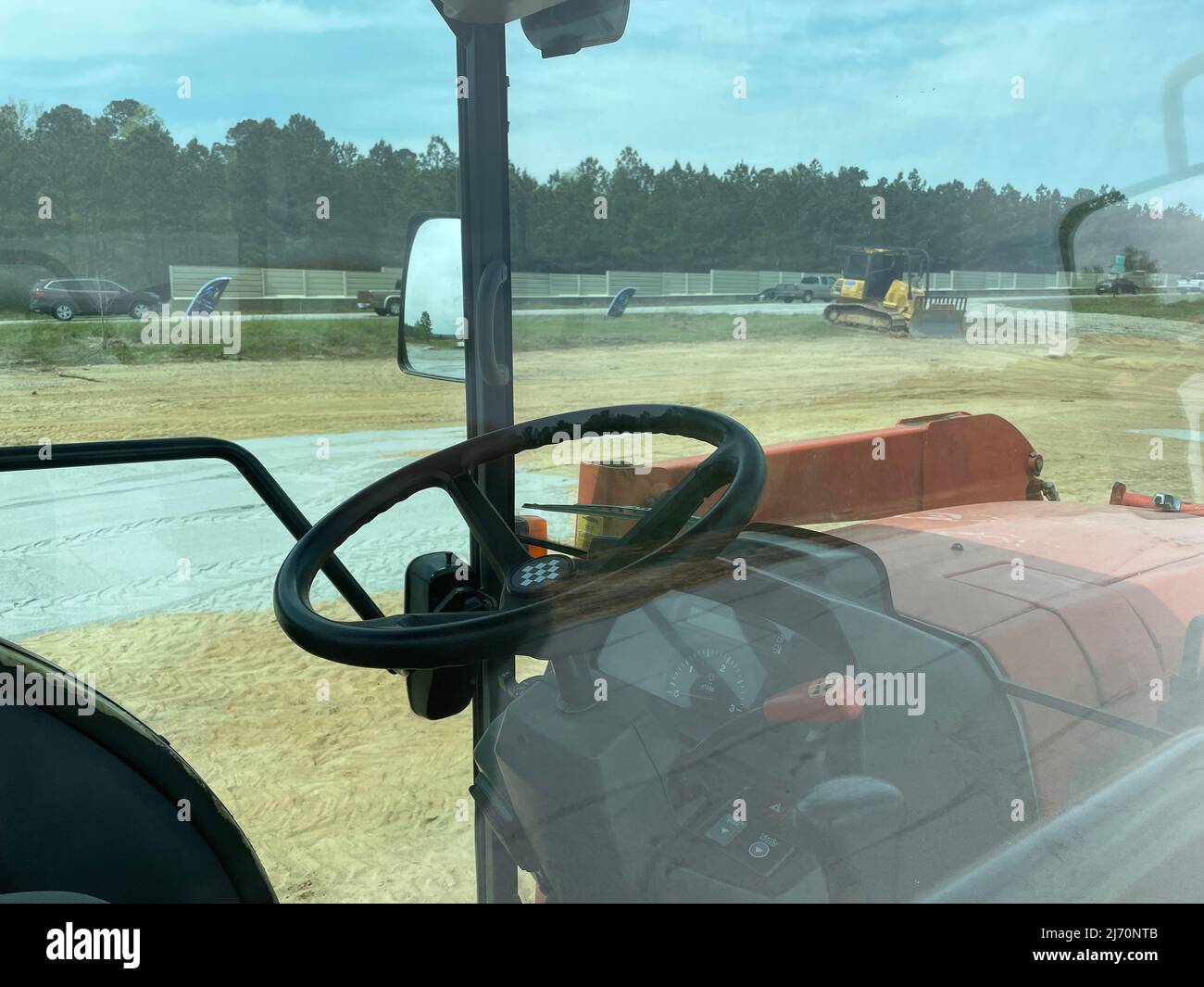 Inside tractor cab hi-res stock photography and images - Alamy