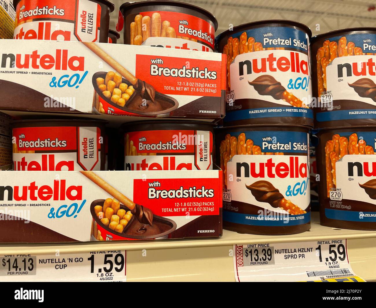 Nutella product hi-res stock photography and images - Alamy