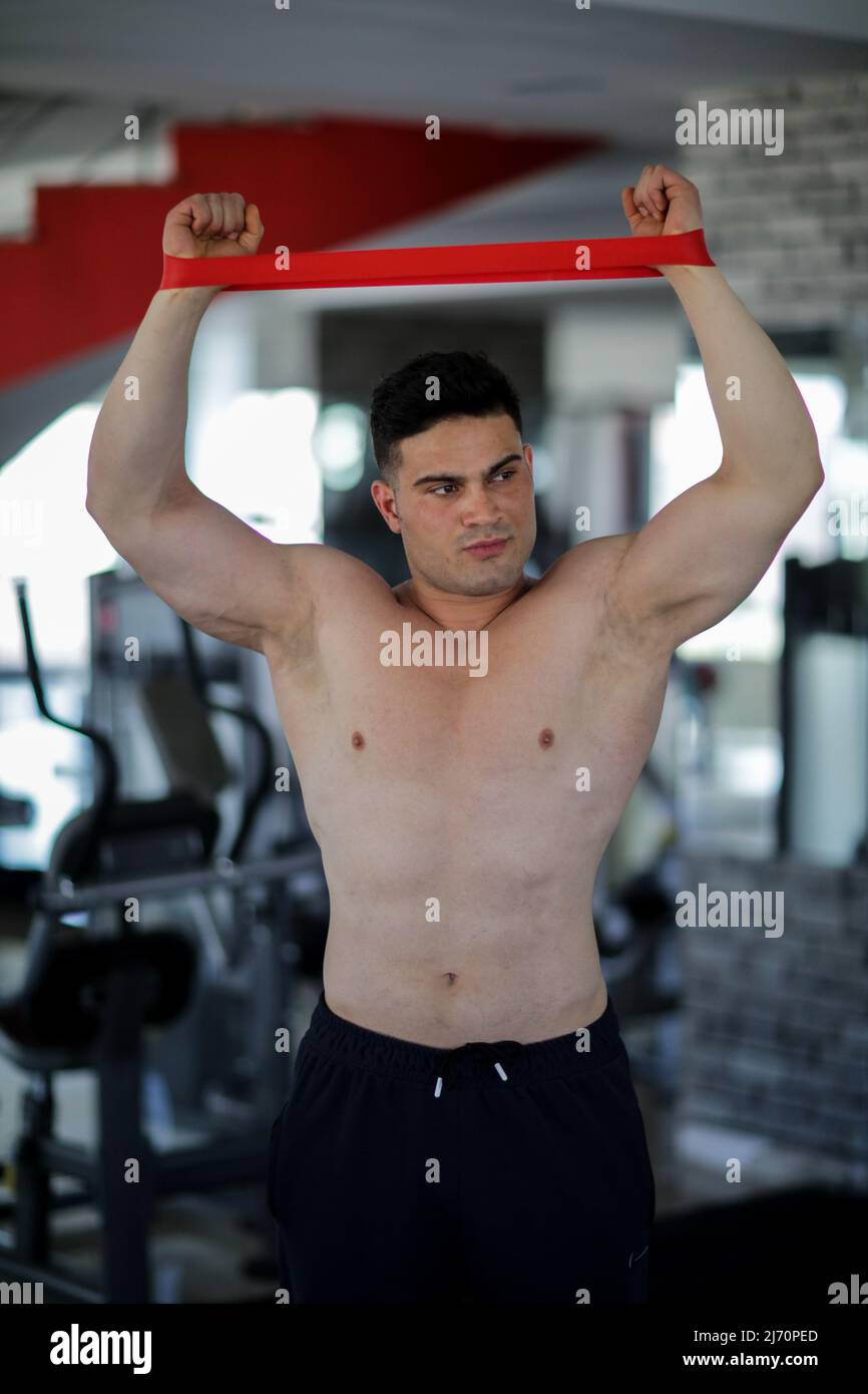 Resistance band ankle hi-res stock photography and images - Alamy