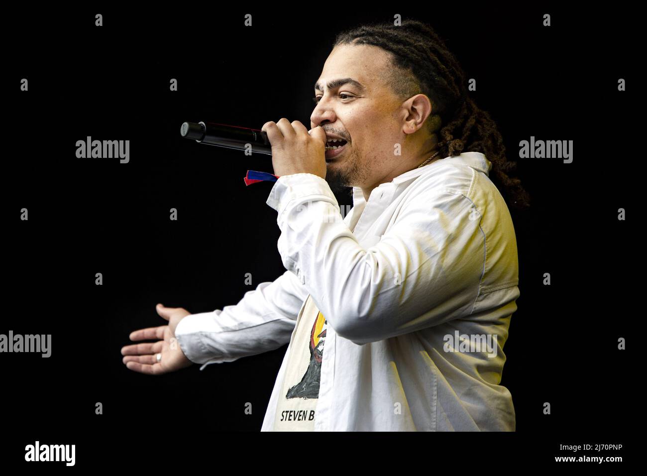 2022-05-05 12:15:50 UTRECHT - Rapper Fresku as Ambassador of Freedom on ...