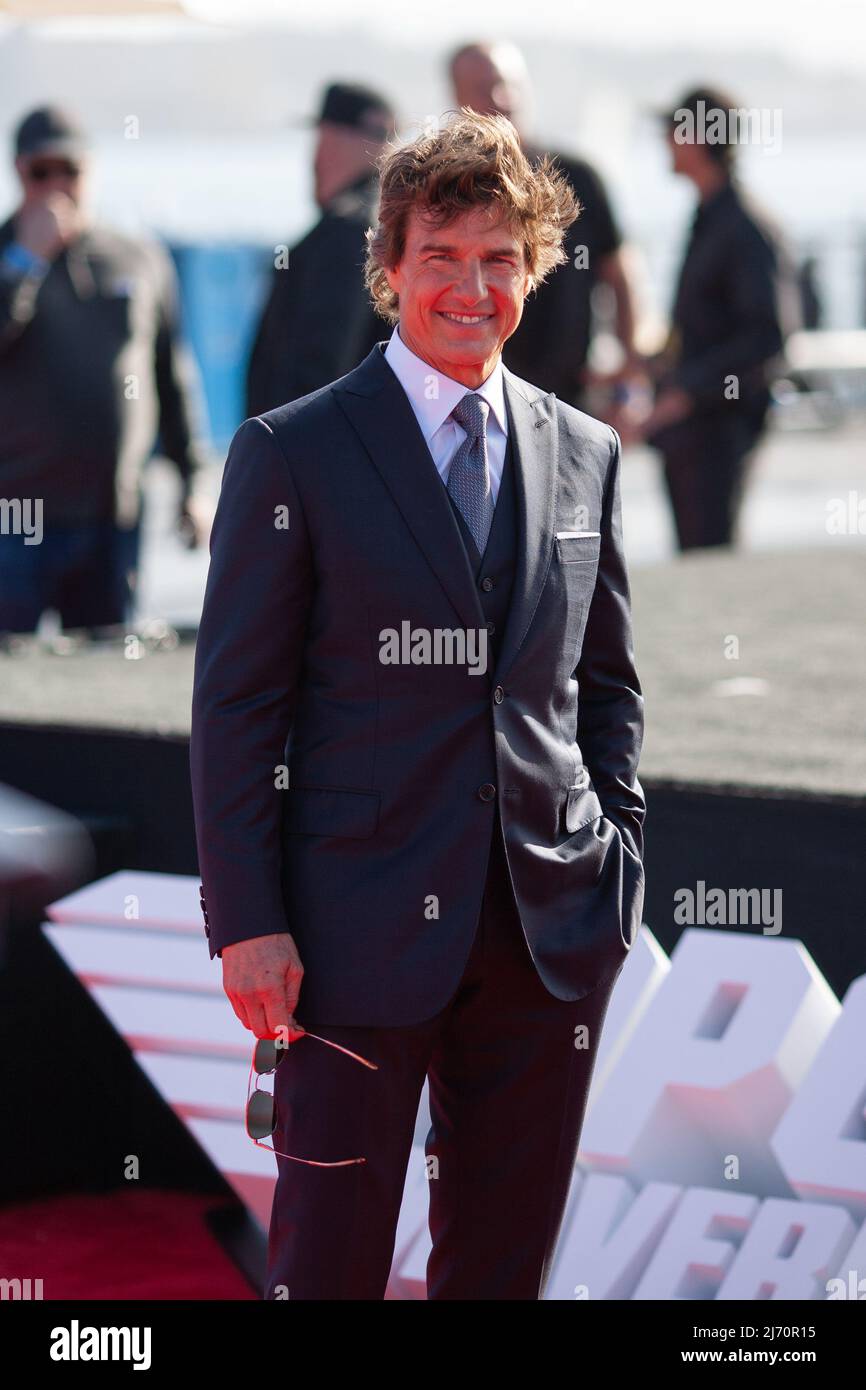 San Diego, CA. 4th May, 2022. Tom Cruise attends the Top Gun: Maverick ...