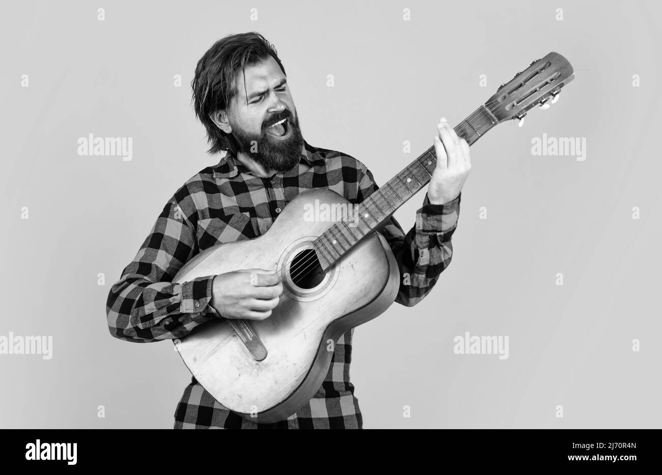 Old country singer Black and White Stock Photos & Images - Alamy